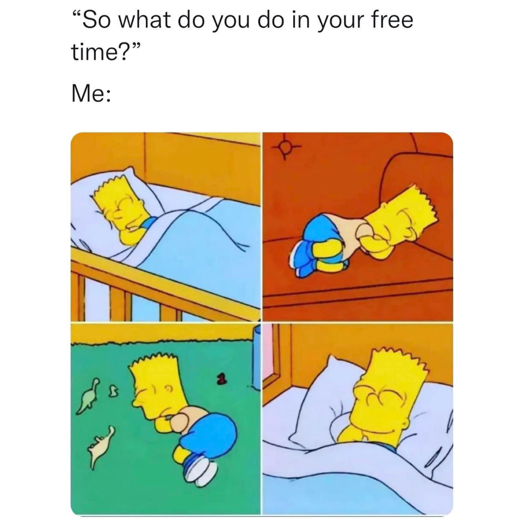 Free Time Is Nap Time Free Time Is Nap Time